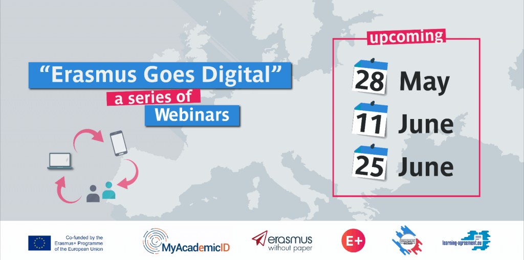 Upcoming Erasmus Goes Digital Webinars | EUF
